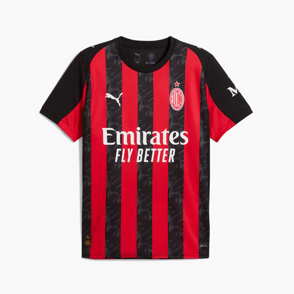 Ac Milan 25/25 Home Jersey – Rochas Factory